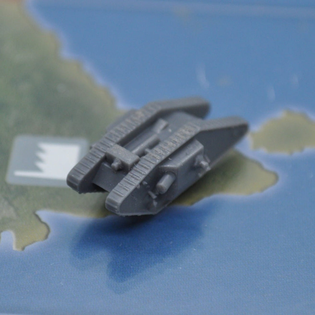 1/285 Allied Tank (x10) – 3D Printed WWI Miniature - Combat Miniatures