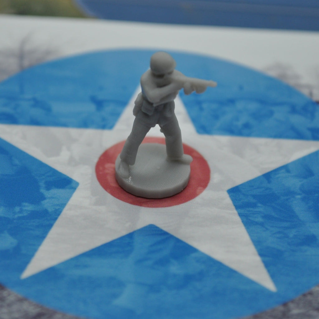 1/72 WW2 US Marine Pose 1 (x10) - Combat Miniatures