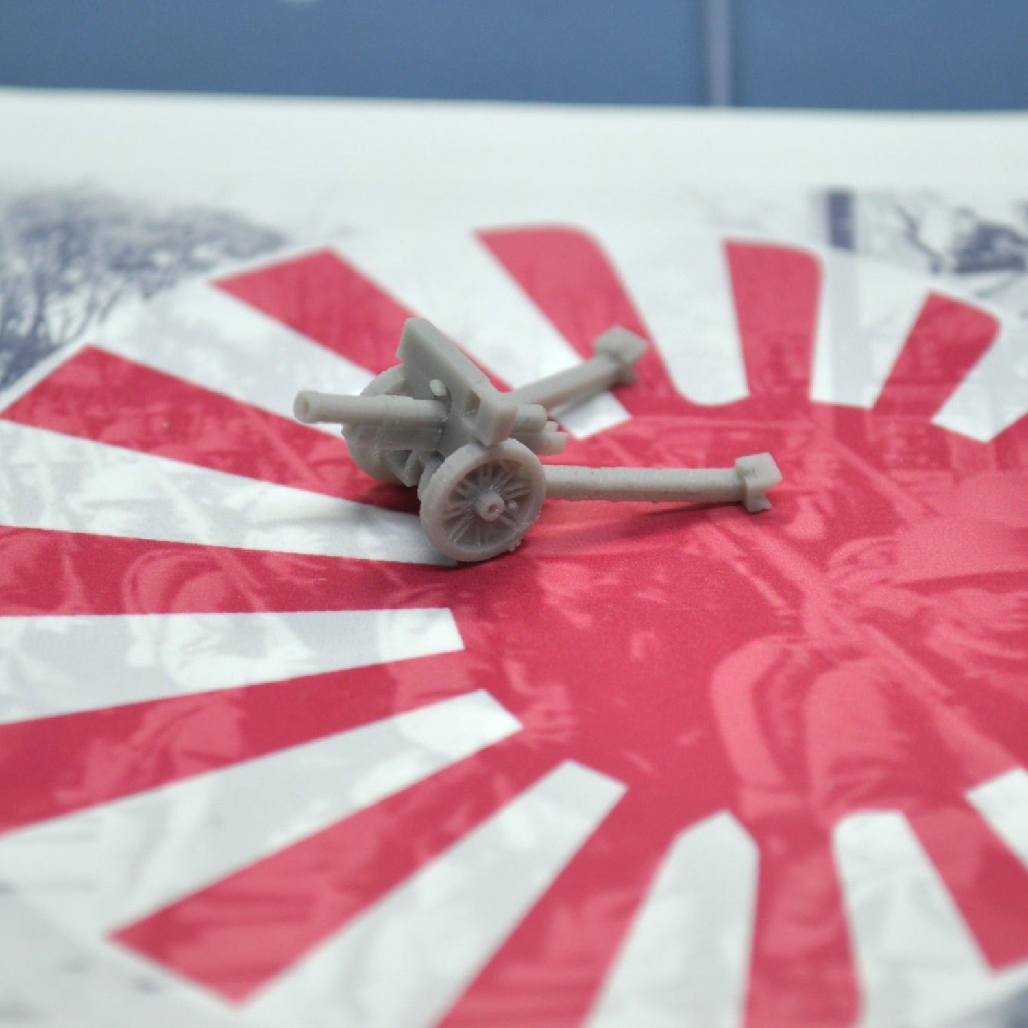 3D Printed Japanese Type 91 Artillery (x10) - Combat Miniatures