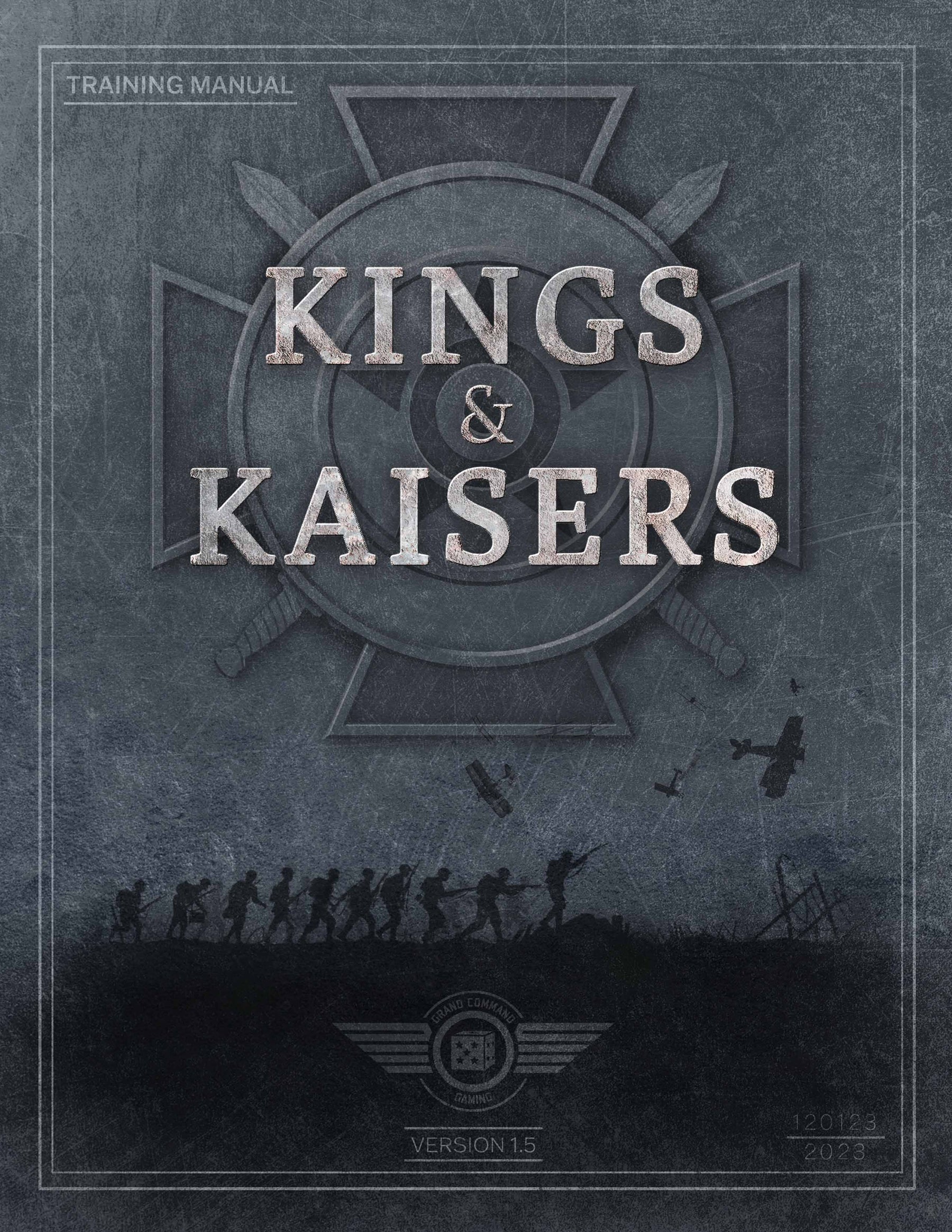 Printed Rulebook for Kings & Kaisers Board Game V1.5 – Combat Miniatures