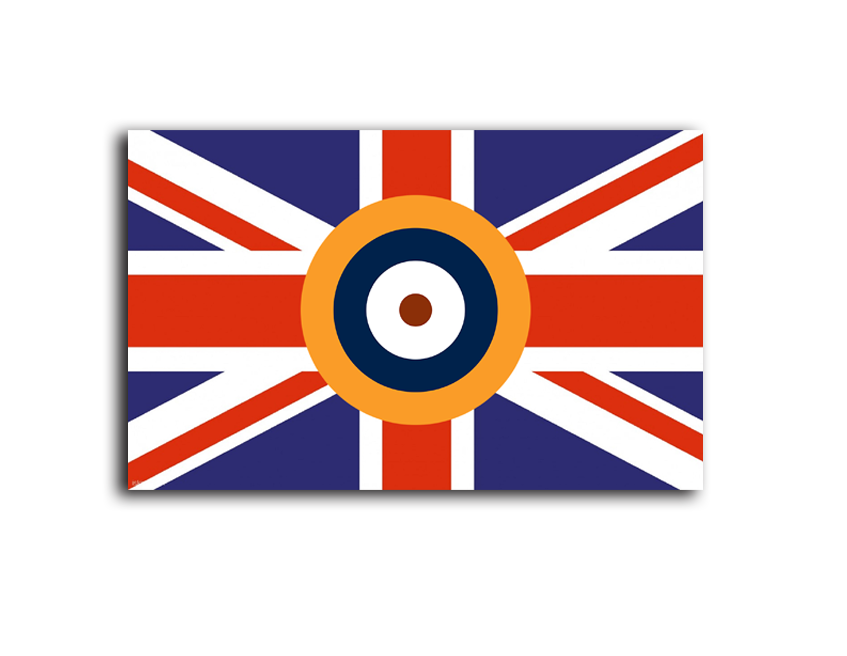 Acrylic Union Jack Flag with Airforce Roundel Token (x10) – Combat ...