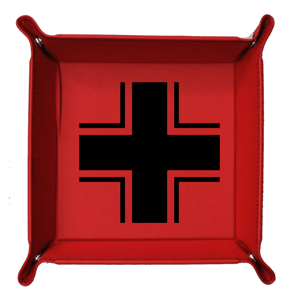 Custom Foldable Snap Dice Tray-German Balken Cross - Combat Miniatures