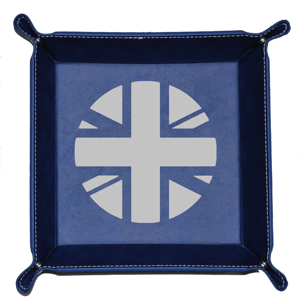 Custom Foldable Snap Dice Tray-Union Jack Roundel - Combat Miniatures