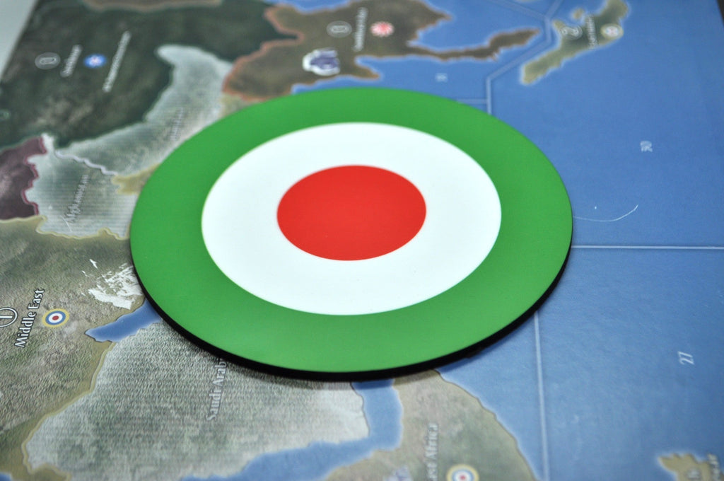 Italian Airforce Roundel Production Tray (Round) - Combat Miniatures