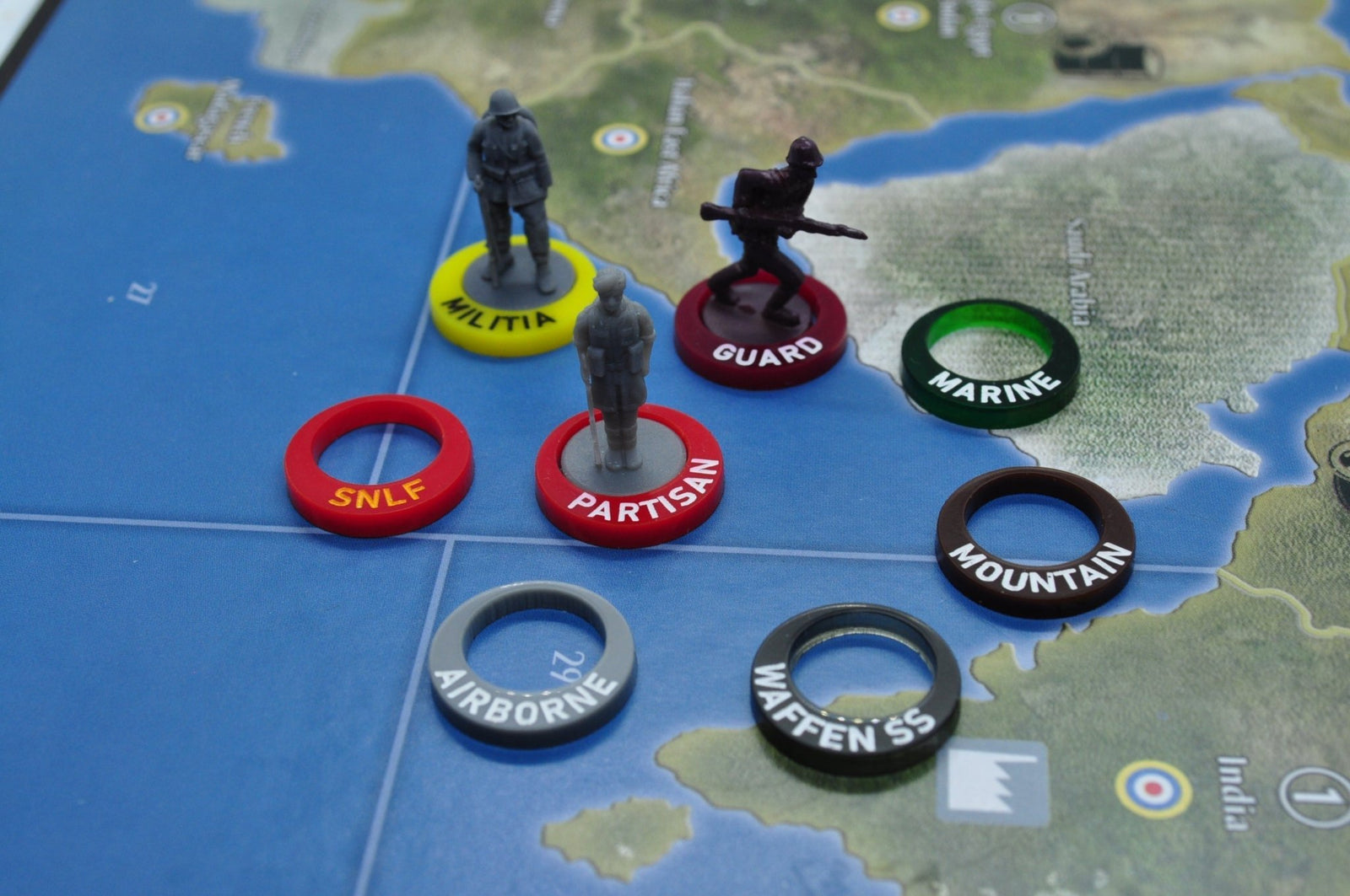 Japanese SNLF ID Acrylic Markers (x5) - Combat Miniatures