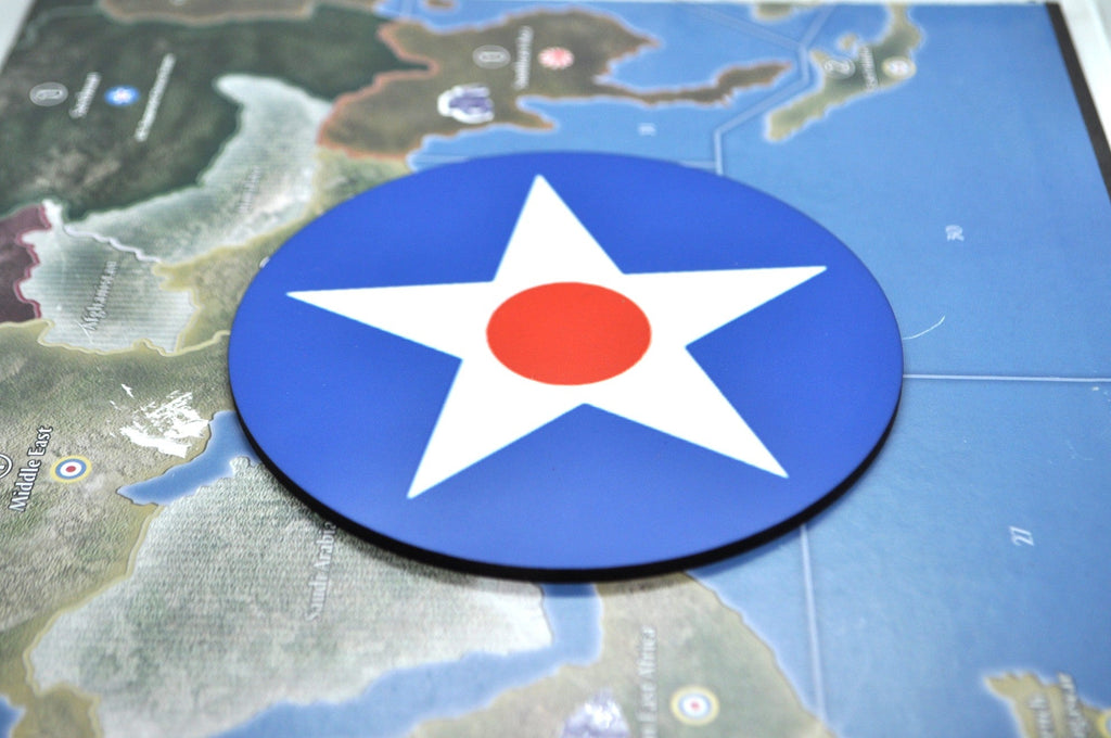 US Airforce Roundel with Red Dot 4.4” x 4.4” Mobilization / New Build ...
