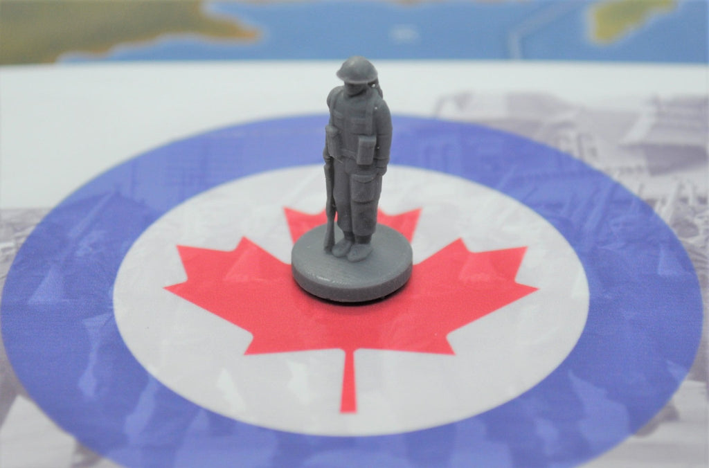 1/72 Single 3D Printed Canadian Infantry - Combat Miniatures