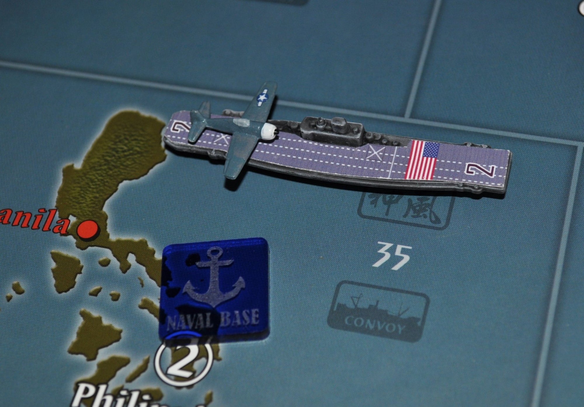 .75" Large Naval Base Marker with White Acrylic In-Fill (x10) - Combat ...