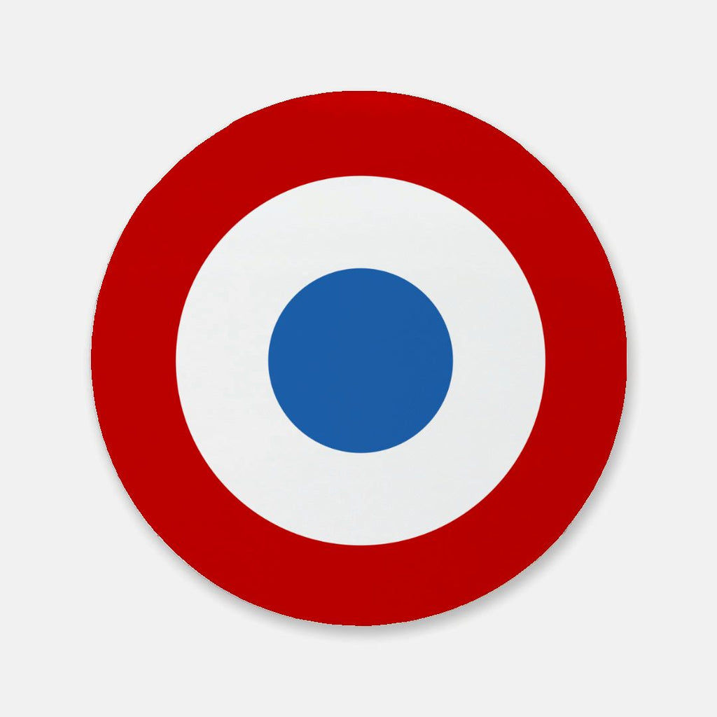 Single Axis & Allies French Roundel Cork Back Coaster (Round) - Combat ...