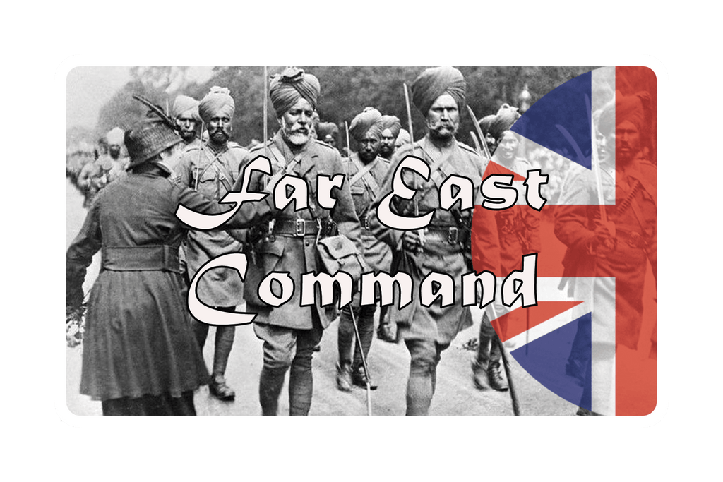 WW2 FEC Union Jack Roundel w/ Title Combat Label - Combat Miniatures